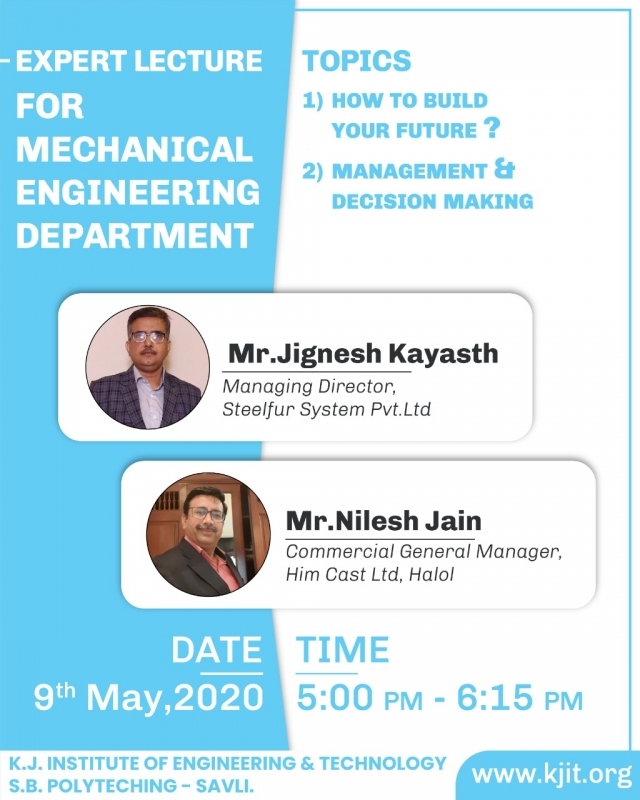 EXPERT LECTURE ON MANAGEMENT AND DECISION MAKING FOR ENGINEERS EXPERT LECTURE ON MANAGEMENT AND DECISION MAKING FOR ENGINEERS